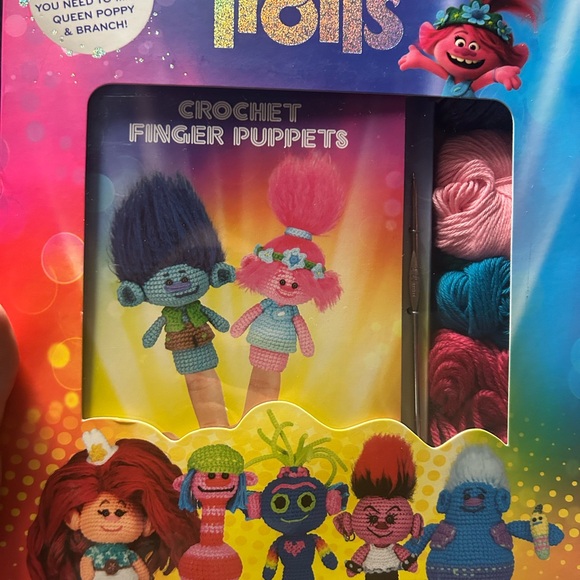 Trolls | Toys | Dreamworks Trolls Crochet Finger Puppets | Poshmark